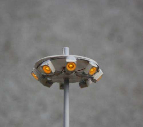 Scenery - HO scale 12V LED yard lights (lamps) for model railway layout ...