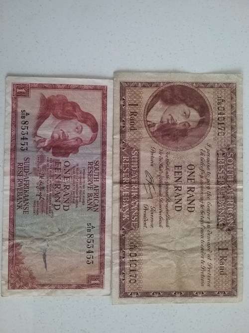 G Rissik - Union of south africa R1 notes was sold for R1.00 on 18 Mar ...