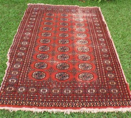 Rugs & Carpets - Bukhara hand woven carpet - lovely old character piece ...