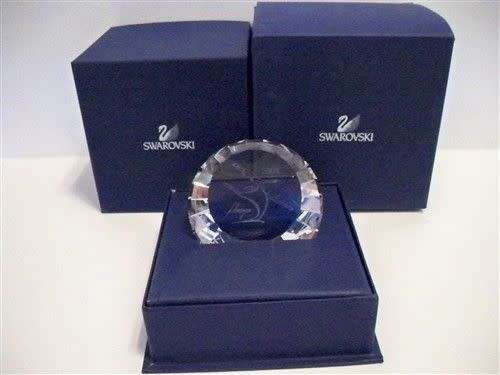 Swarovski - SWAROVSKI CRYSTAL LARGE 60mm 2004 ANNUAL EDITION ANNA DISC ...
