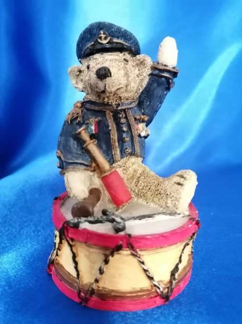 Porcelain & Ceramic - Peter Fagan Colourbox Teddy Bear Captain Fearless ...