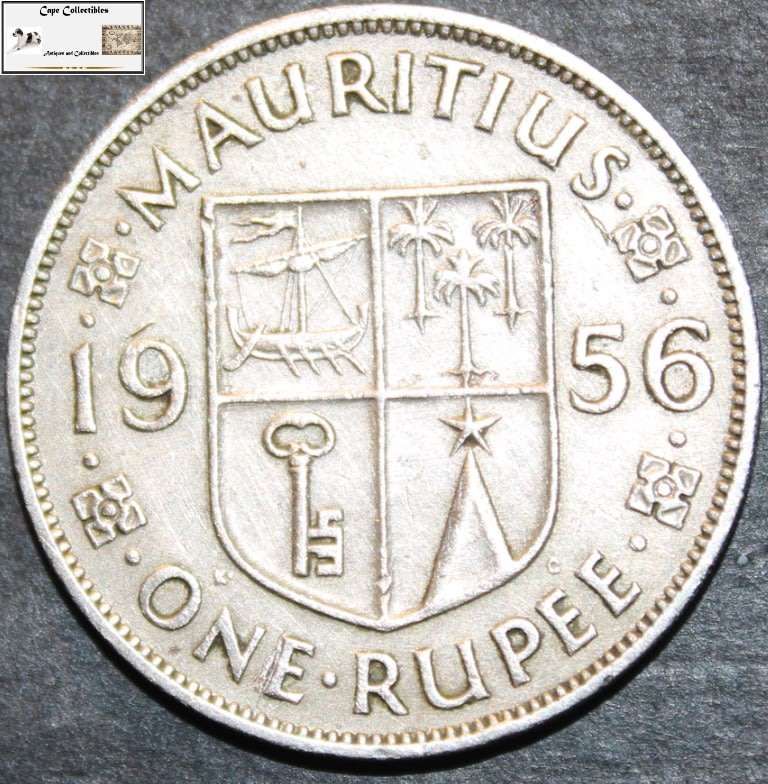 Africa - Mauritius 1956 1 Rupee Coin EF40 was listed for R85.00 on 23 Feb at 12:16 by ...