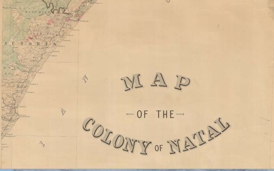 Maps - Map of the Colony of Natal 1904 4 x Maps Digital Download was ...