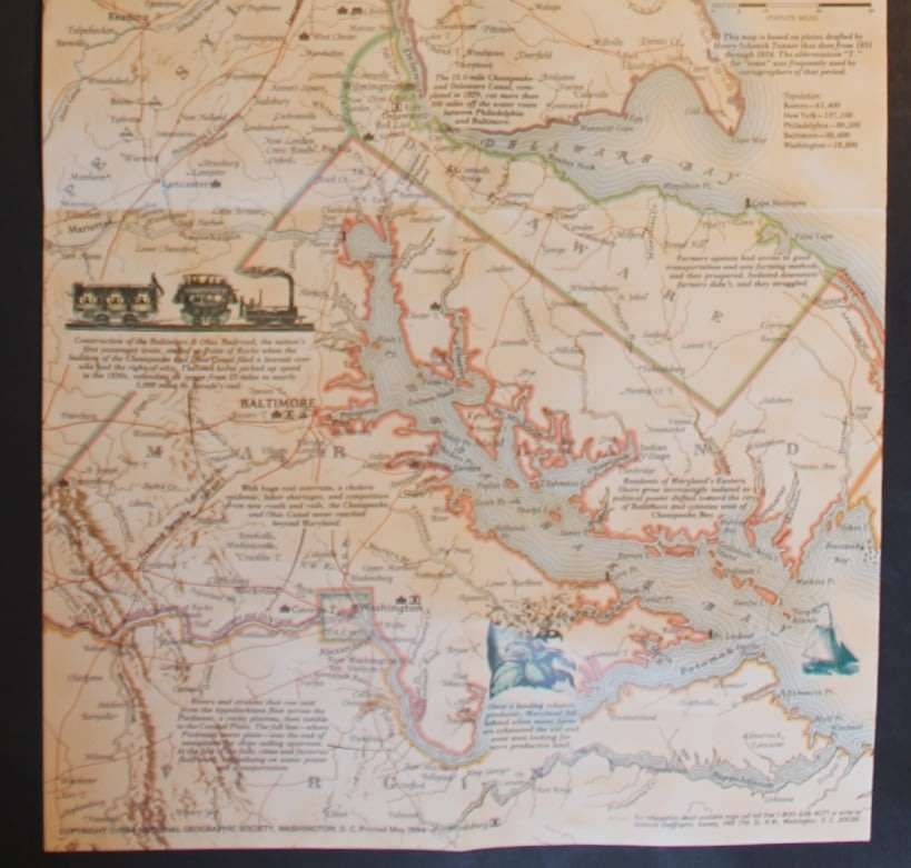 Maps - National Geographic Folded Map of The Megalopolis Boston to ...