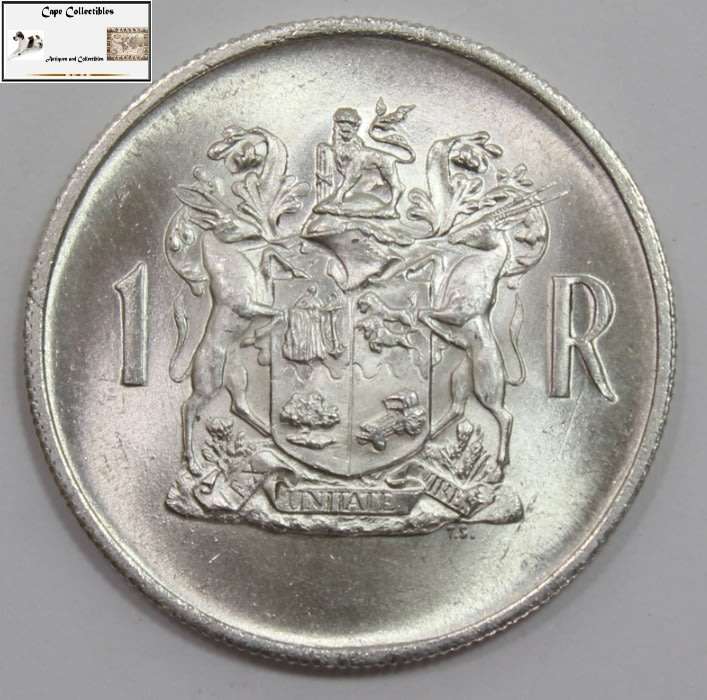 One Rand - South Africa 1 Rand 1969 Coin Commemorative Issue EF40. was ...