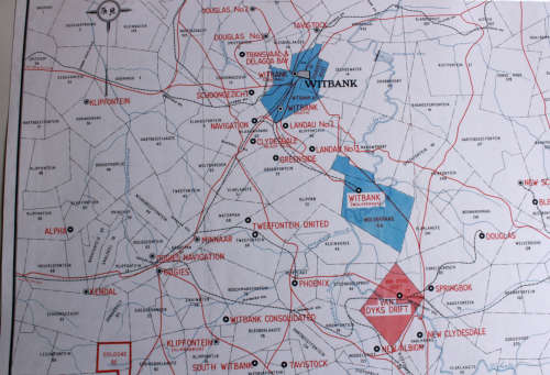 Maps - Rand Mines Coalfields Witbank Middelburg 1950 - Reproduction ...