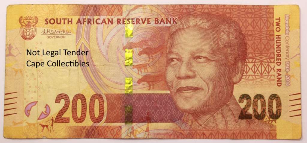 L Kganyago - South Africa R200 Nelson Mandela Centenary 1918-2018 SG ...