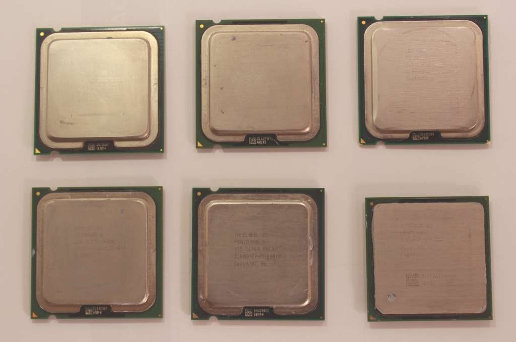CPUs - Six Assorted Celeron, Pentium and Core 2 Duo Legacy Intel ...