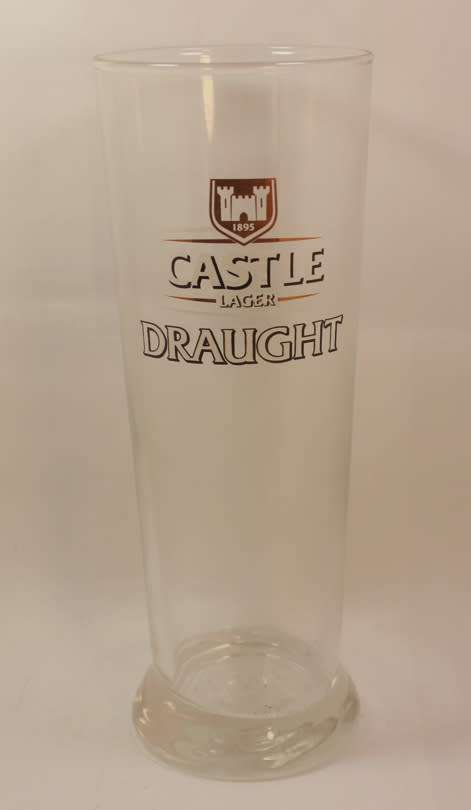 Bar Accessories - Six Castle Lager Draught 500ml Beer Glasses In ...