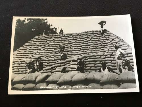Post Cards - VINTAGE PHOTO POSTCARD OF GROUNDNUT PYRAMID NORTHERN ...