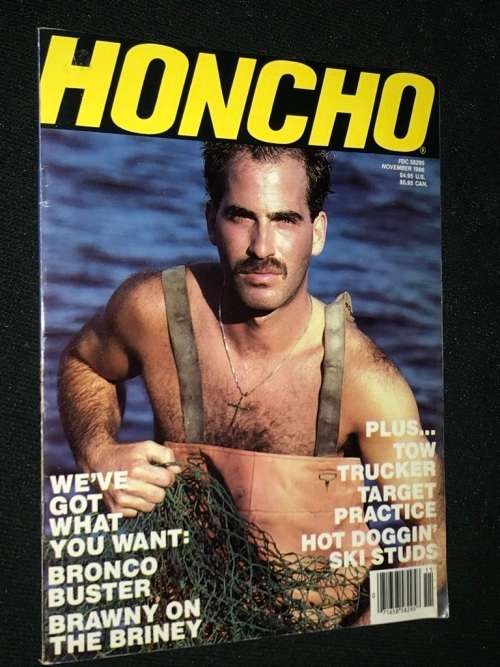 Art And Photography Honcho Vintage Adult Gay Magazine November 1986 Was