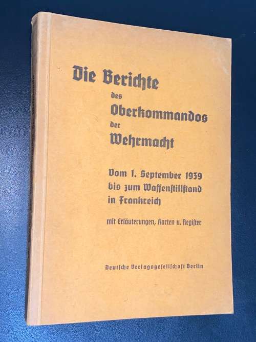 Books - DIE BERICHTE DES OBERKOMMANDOS DER WEHRMACHT VOM 1. SEPTEMBER ...