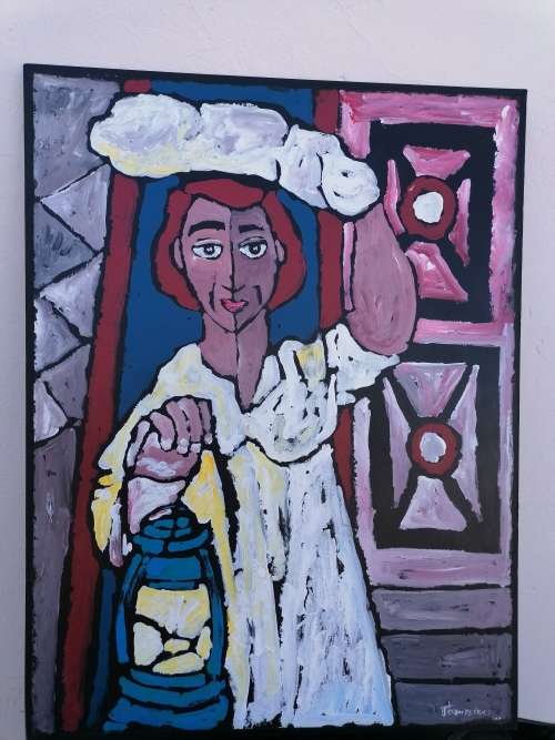 Paintings - Rare opportunity original art by Johan de vries(1945-2002) 82cm x 62cm for sale in ...