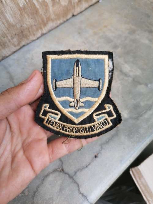 South African Airforce - Tenax propositi vinco cloth badges was sold ...