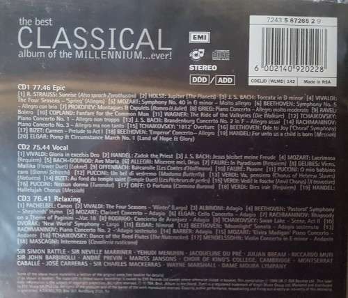 Classical - The Best Classical Album of the Millenniumever (3 Disc Set ...