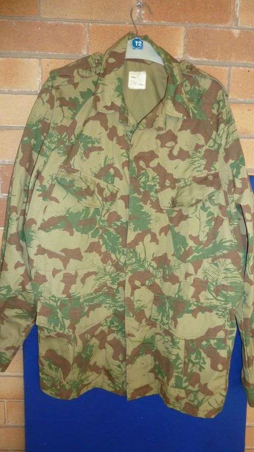 Uniforms - 6) A KOEVOET-(SAP) 1989- FIELD CAMO JACKET-WITH CAMO BUTTONS ...