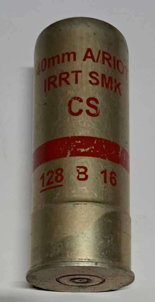 Other War Memorabilia - MILITARY VINTAGE OLD GUN- SHELL *( 40MM A/RIOT ...