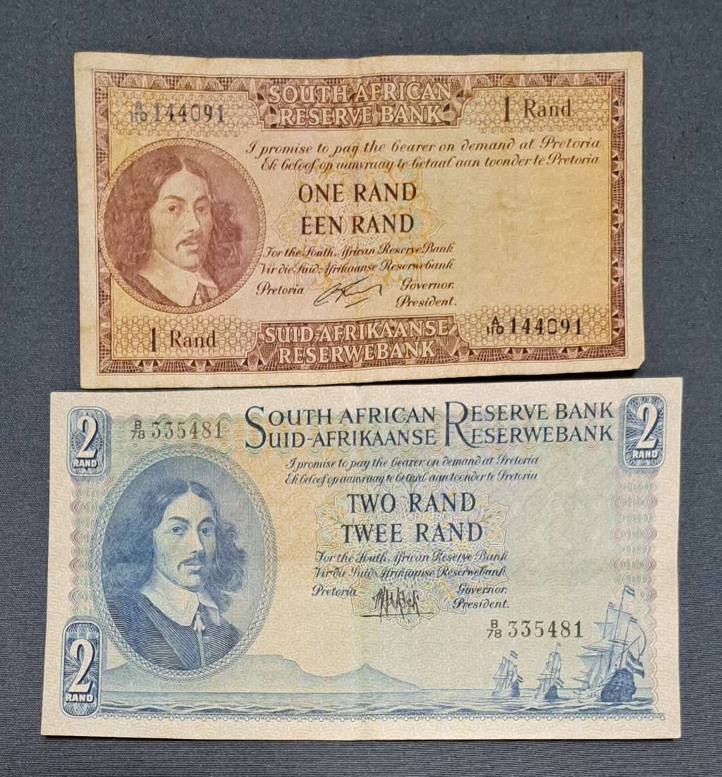 G Rissik - UNION OF SOUTH AFRICA OLD 1 RAND & 2 RAND NOTES. for sale in ...
