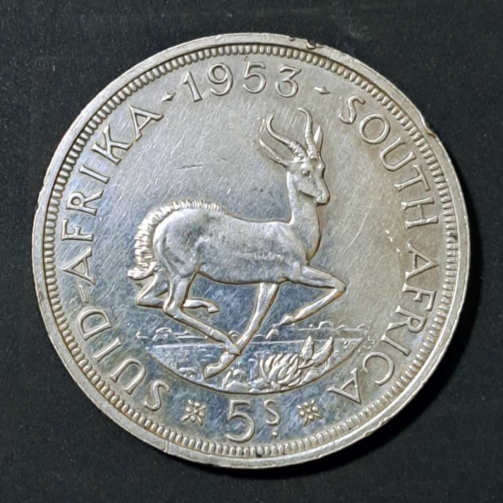 Five Shillings - UNION OF SOUTH AFRICA 5 SHILLING COIN **28,280 grams ...