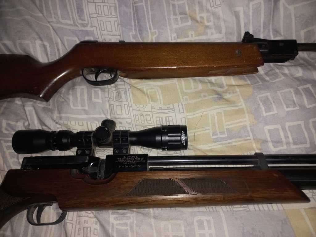 BB & Pellet Guns - HW 100 WEIHRAUCH SPORT AIR RIFLE + GAMO JUNIOR AIR ...