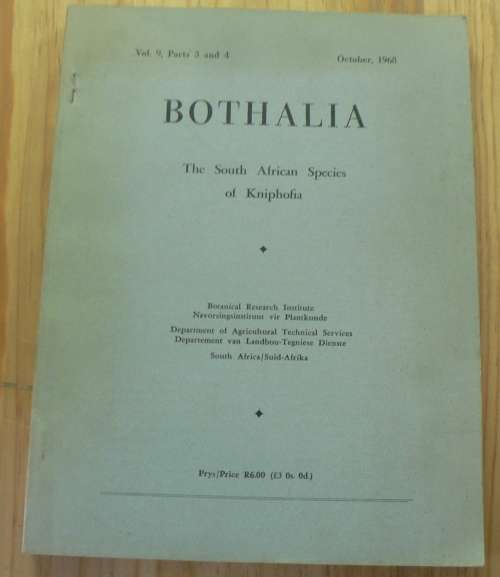 Natural Science - Bothalia: The South African species of Kniphofia ...