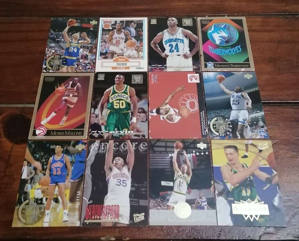 Sporting Memorabilia - Collection of Various NBA Basketball Trading ...