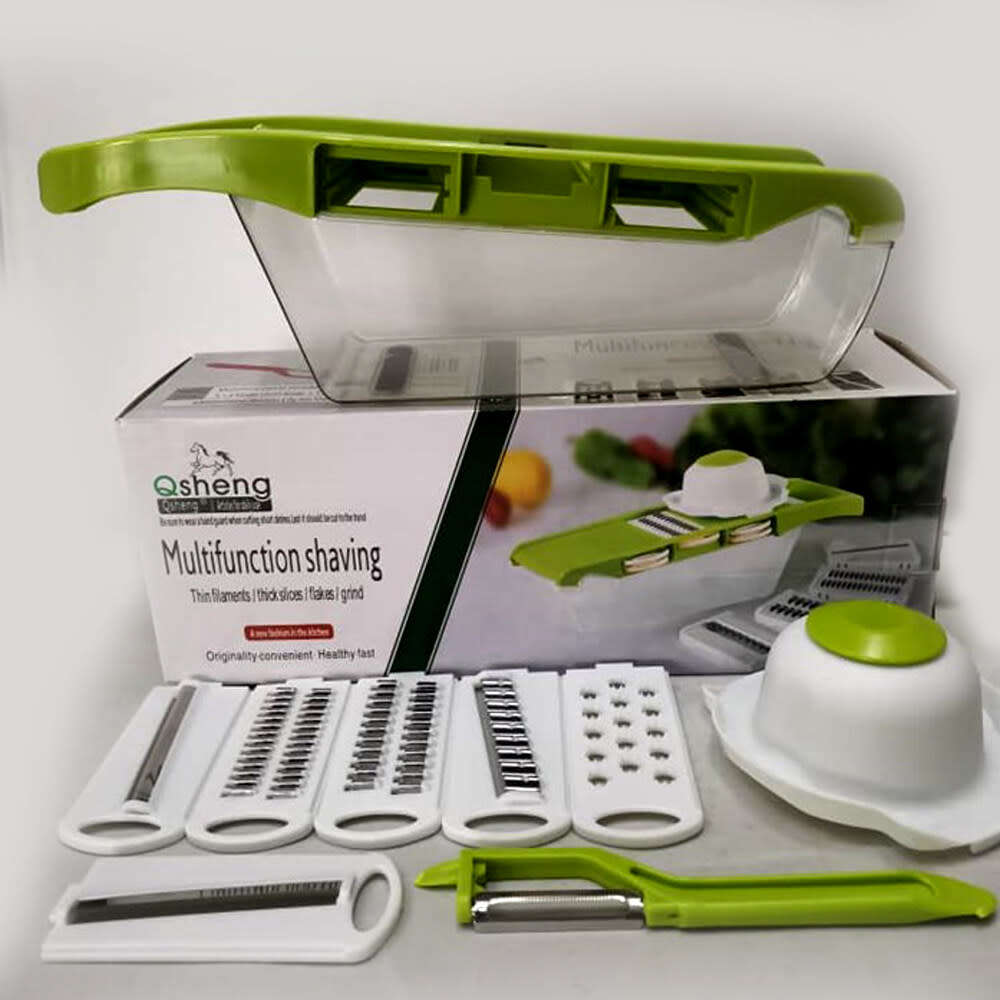 Peelers - 8 in 1 Fruits Vegetable Cutter Box Multifunction Shaving Box ...