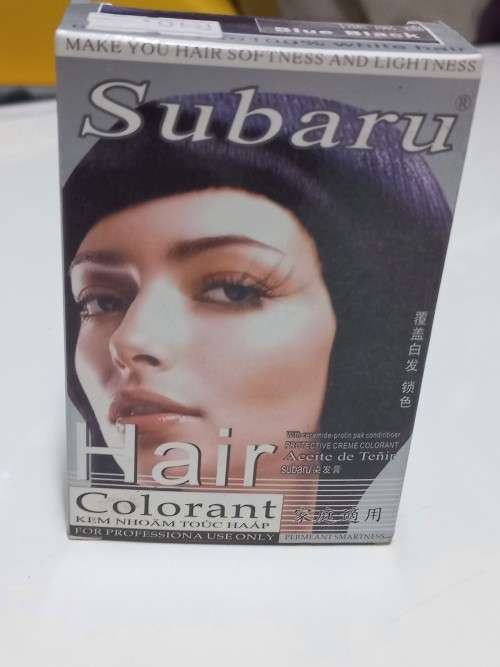 Hair Colourants & Dyes - Subaru hair colorant Blue black ( 10 packets ...