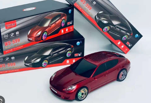 Mini Speakers - Panamera Car Shaped Wireless Bluetooth Speaker WS-599 ...