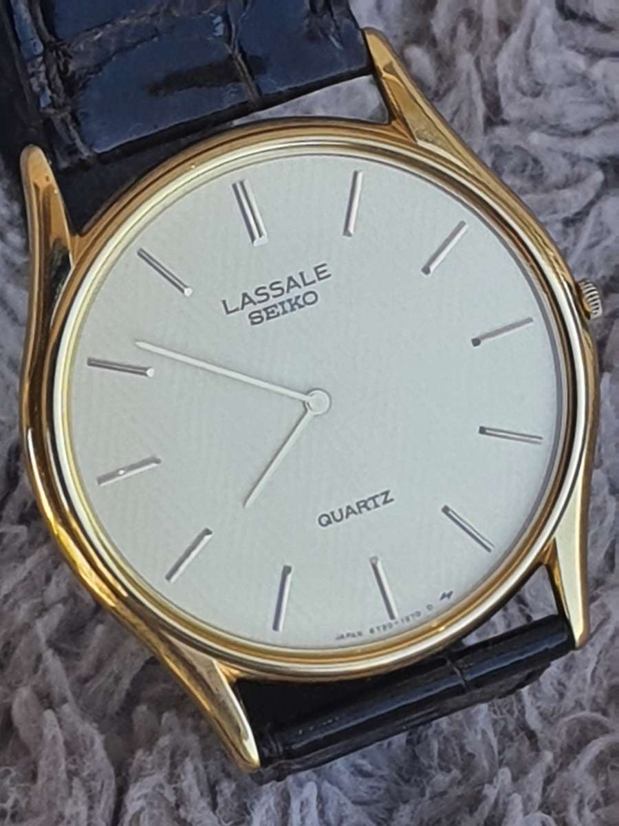 Men's Watches - #1 VINTAGE GOLDEN SEIKO LASSALE IN BOX - GENUINE ...