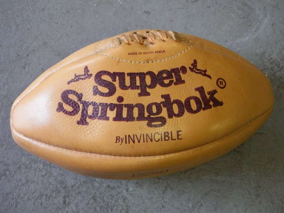 Balls - Super Springbok by Invincible leather rugby ball - Very good ...