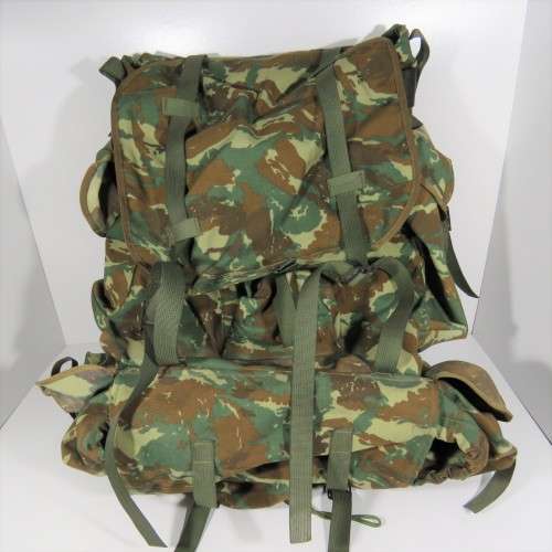 Other Clothing & Equipment - SADF 32 Battalion camo backpack with H ...