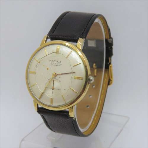 Men's Watches - Vintage EMKA manual wind mens watch - Working - Glass ...