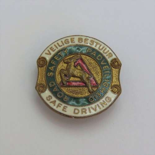 Road - Vintage Road Safety safe driving badge was listed for R100.00 on ...