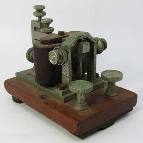 Other Scientific Instruments - Vintage Morse code transmitter key was ...