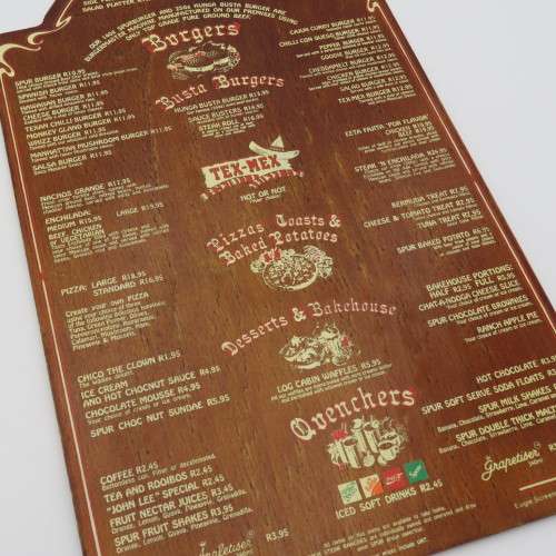 Other Antiques & Collectables - Vintage Colorado Spur Kathu wooden menu ...