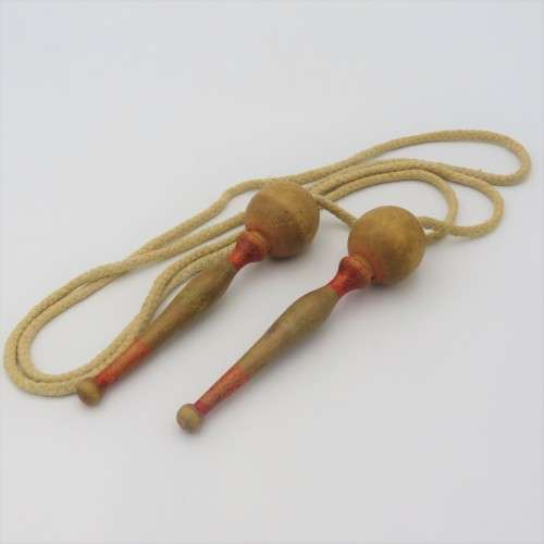 Other Antiques & Collectables - Vintage skipping rope with wooden ...