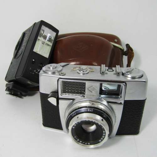 Cameras - Vintage AGFA Optima Ia 35mm camera in pouch with auto 22 ...