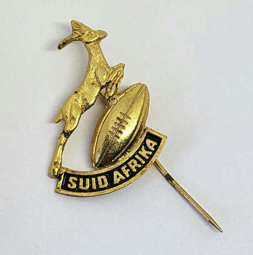 Sporting Memorabilia - Vintage South Africa Springboks rugby pin badge ...