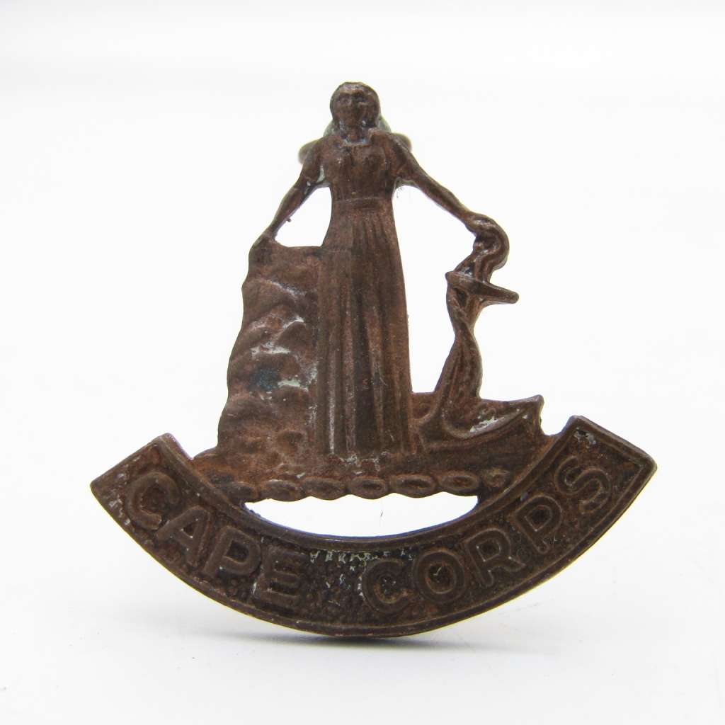 South African Army - SADF Cape Corps beret badge with lugs for sale in ...