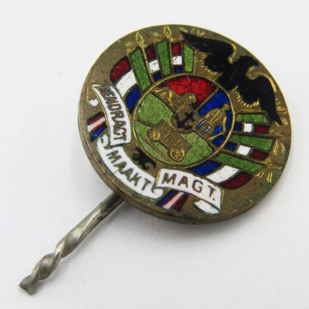 South African Army - Antique ZAR Boer War enamelled stick pin was ...