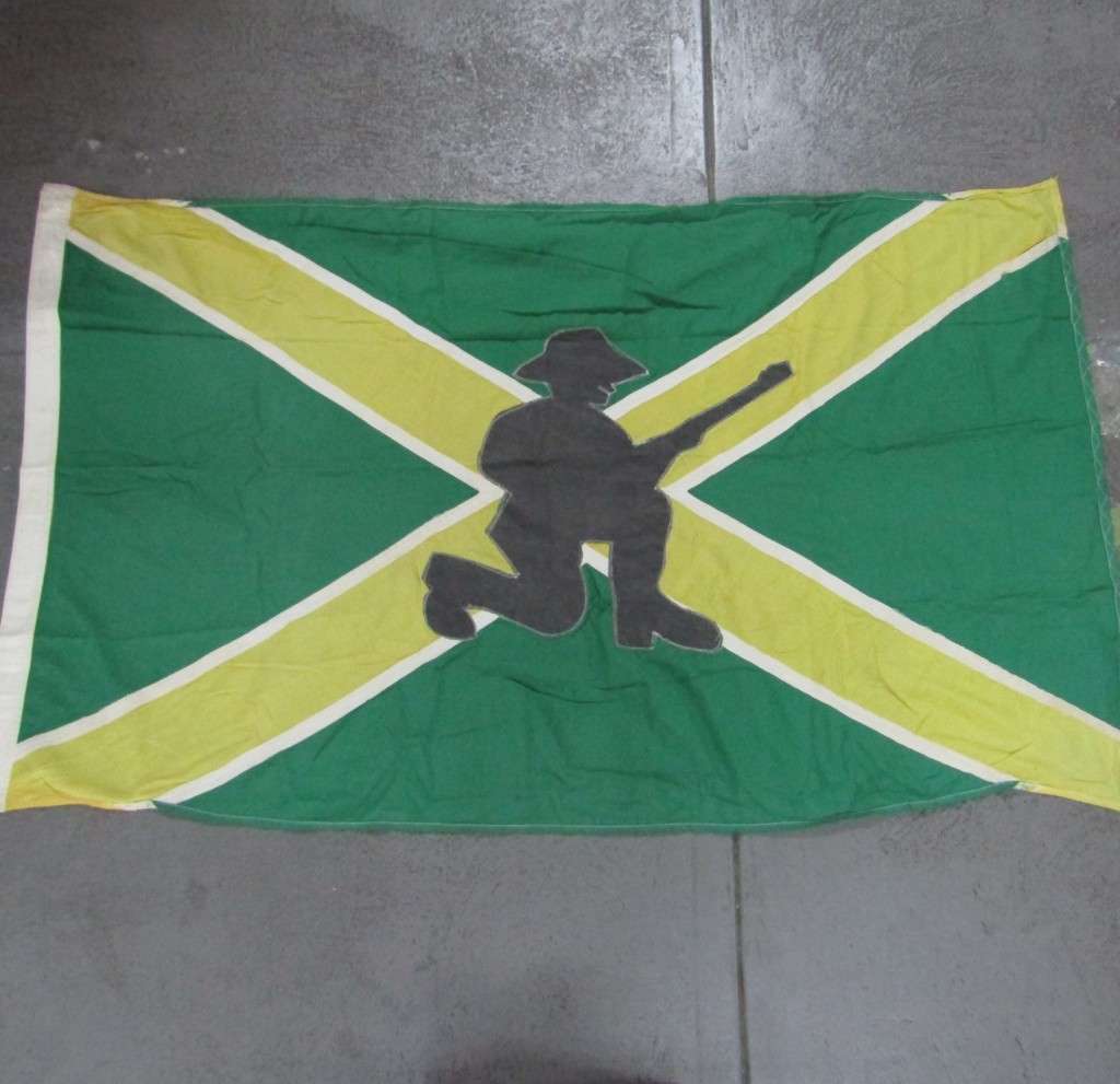 Other War Memorabilia - South African large commando flag with `Piet ...