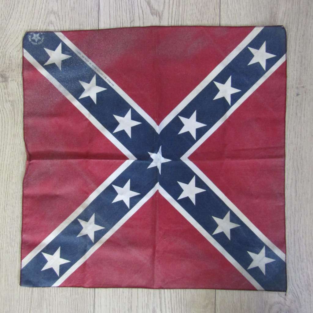 Other Militaria - Confederate States square flag - 53 cm x 53 cm was ...