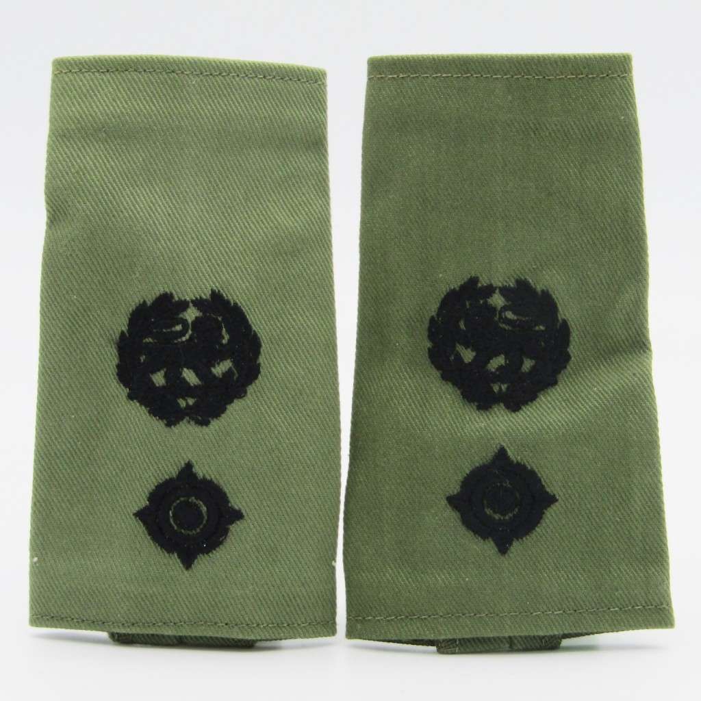 International Badges & Insignia - Pair of Rhodesian Army Lieutenant ...