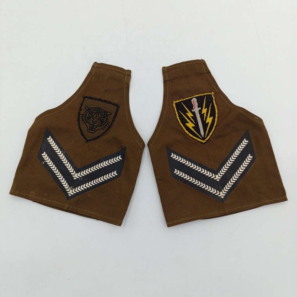 South African Army - Set of SADF 61 Mech Corporal rank brassards for ...