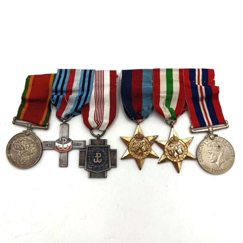 World War 2 - Set of 6 WW2 medals including Polish Warsaw uprising and ...