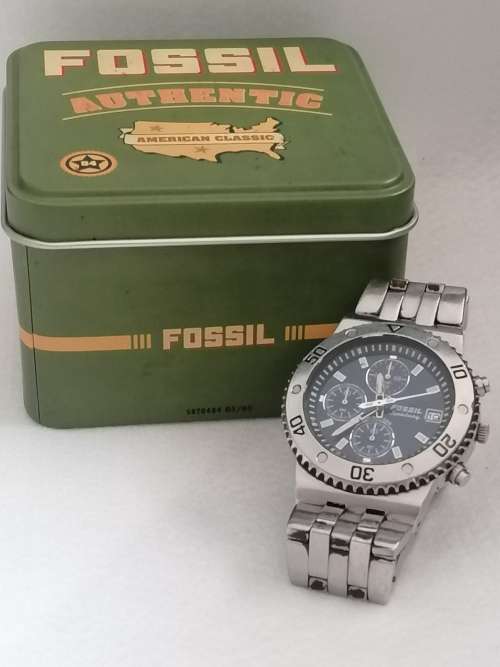 Men's Watches - Fossil Authentic (CH-2318) Blue faced Speedway Men`s ...