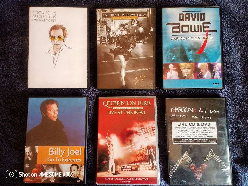 Soundtrack & Theatre - 6DVD concerts +bonus CDs: Elton John, Queen ...