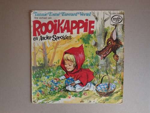 Vintage Toys - Childrens LP record - Die verhaal van Rooikappie en ...