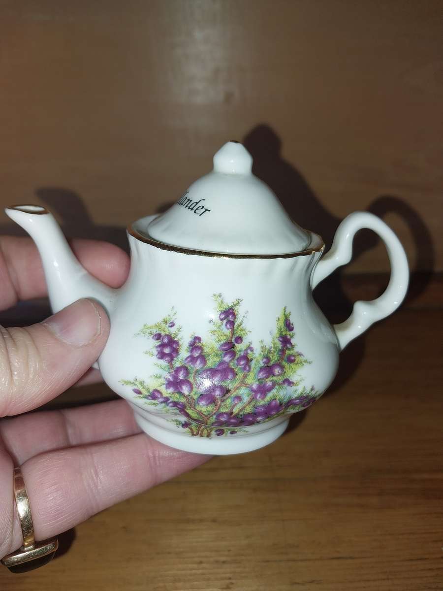 Crockery - Miniature procelain lavender tea pot for sale in ...